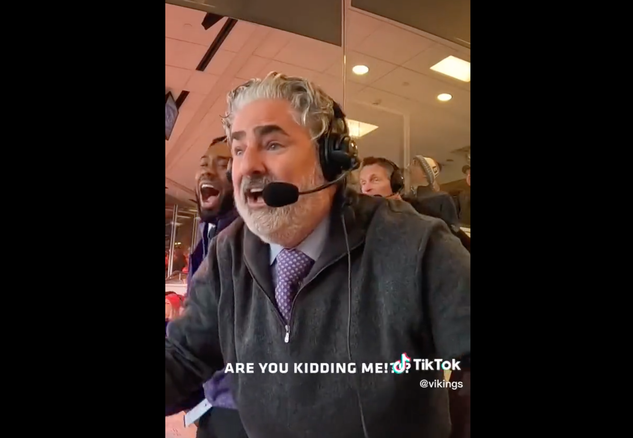 Video of Vikings announcer Paul Allen going crazy has gone viral